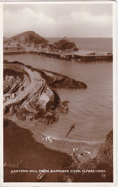 LANTERN HILL FROM Rapparee Cove, ILFRACOMBE, Devon RP EUR 4,18 ...