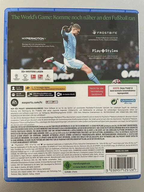 EA SPORTS FC24 PlayStation 5, PlayStation FC24,PS5 FC24. EUR 16,99 ...