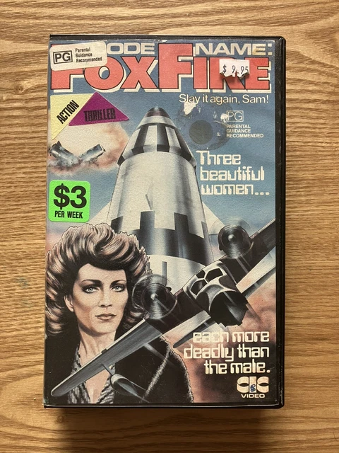 CODE NAME FOXFIRE Rare Cic Pre-Cert Vhs Video Tested Joanna Cassidy $30 ...
