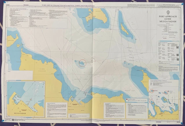 AMIRAUTÉ 8028 PORT Approach Guide Muuga Sadam Carte Chart Maritime ...