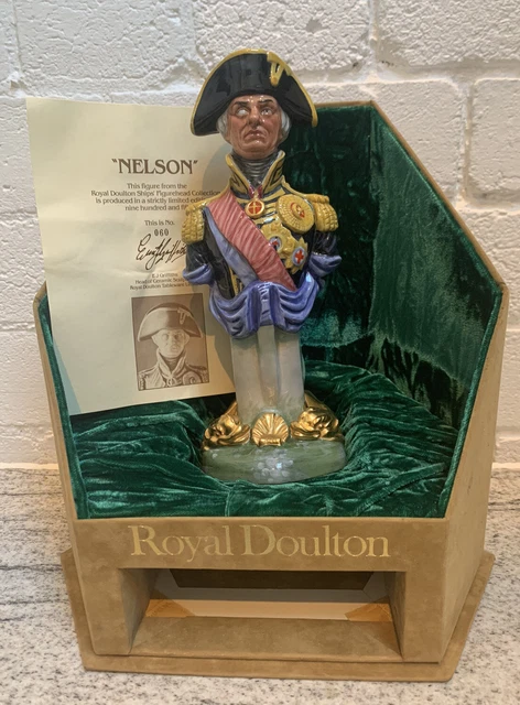ROYAL DOULTON FIGURE of Nelson ships figurehead limited Edition of 950 ...