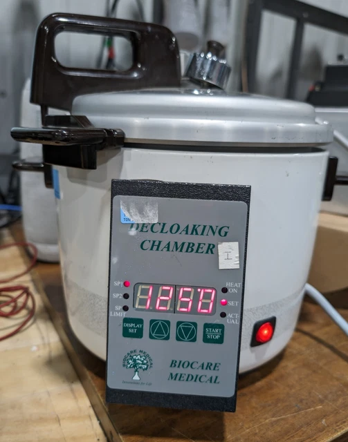 BIOCARE MEDICAL PROGRAMMABLE Benchtop Decloaking Chamber Lab Pressure ...