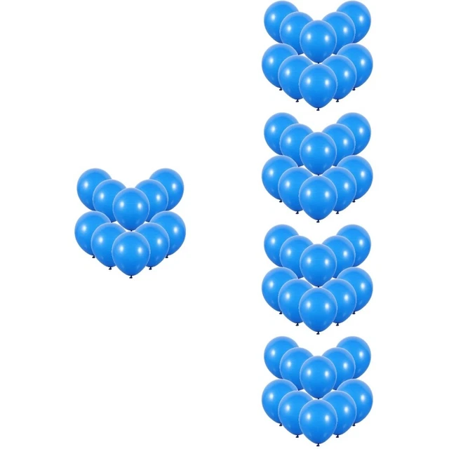 5 PIECES BALLON En Latex Bleu Roi Arch De Ballons Couleur Bébé EUR 50 ...