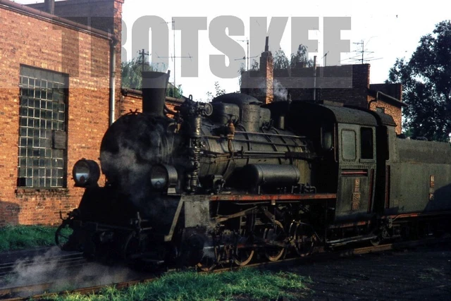35MM SLIDE PKP Poland Railways Steam Loco Px48 1771 Sochaczew 1977 Original £4.99 - PicClick UK