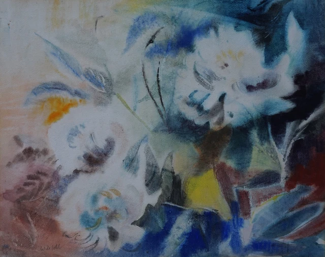 BLUMEN IM GARTEN Will Sohl 1906 Expressionist EUR 550,00 - PicClick DE