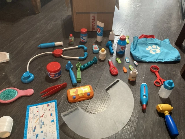 KIDS' VET SET Doctor's Clinic Playset Kit Role Play Toy £7.00 - PicClick UK