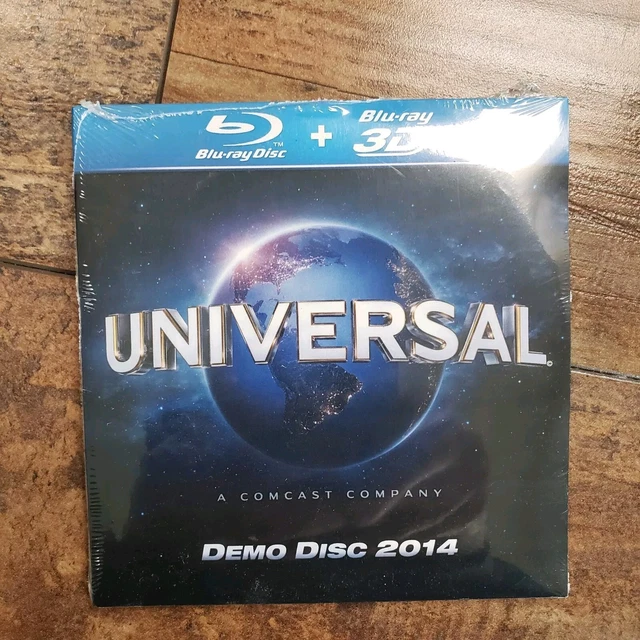 *NEW/SEALED* 2014 UNIVERSAL Blu-ray + 3D Demo Disc - HD/HiDef Picture ...