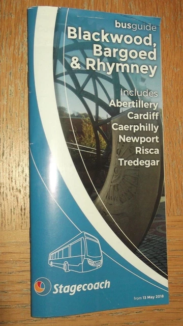 STAGECOACH SOUTH WALES Blackwood Bargoed & Rhymney Bus Guide/timetable ...