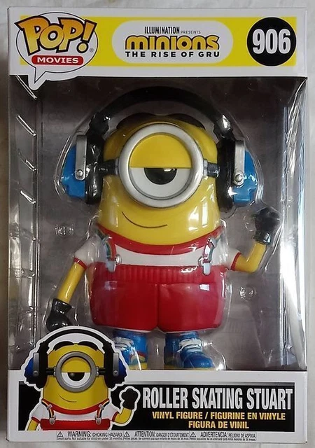 FUNKO POP #906 Roller Skating Stuart - 10 Inch - Minions - Damaged Box ...
