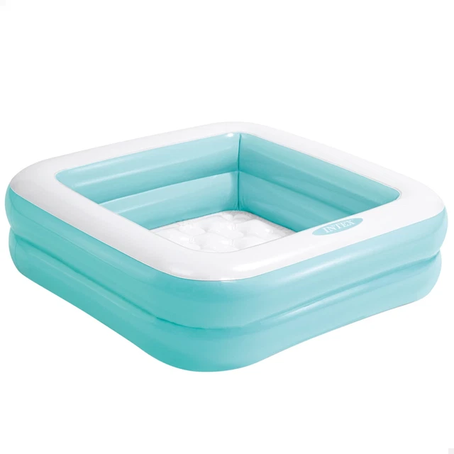 INTEX INFLATABLE SQUARE paddling pool 86x86x25 cm, random colors (pink ...
