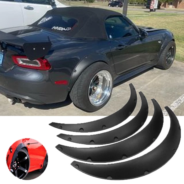 3.5& FENDER FLARES Flexible Wide Body Kit Wheel Arches For Mazda Miata ...