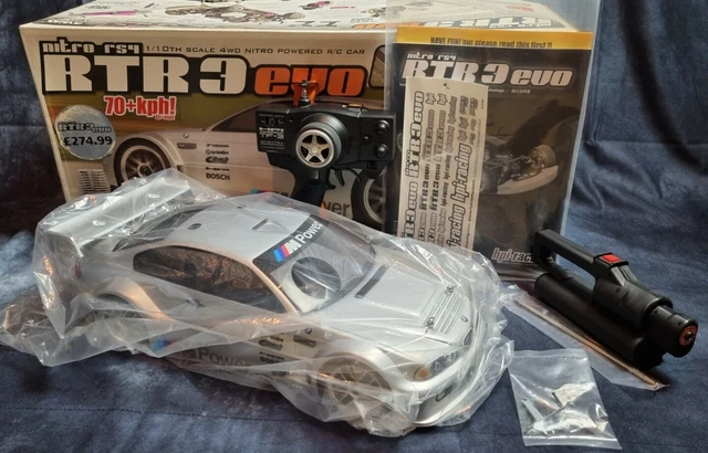 HPI RS4 NITRO 3 EVO BMW M3 MINT 2 speed £220.00 - PicClick UK