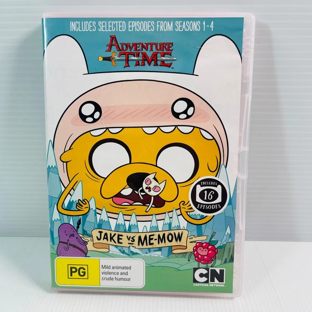 ADVENTURE TIME : Jake Vs Me-Mow - DVD , REGION 4 $10.00 - PicClick AU