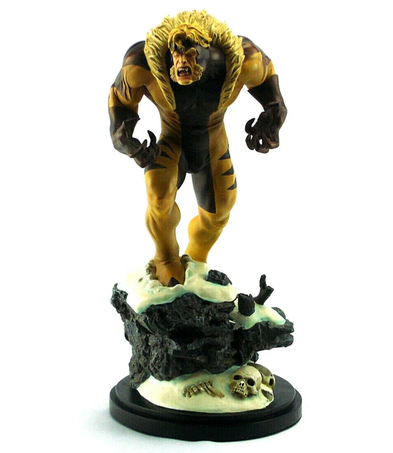 MARVEL SABRETOOTH RESIN-STATUE 31cm Ltd 1500 Bowen Designs EUR 481,98 ...