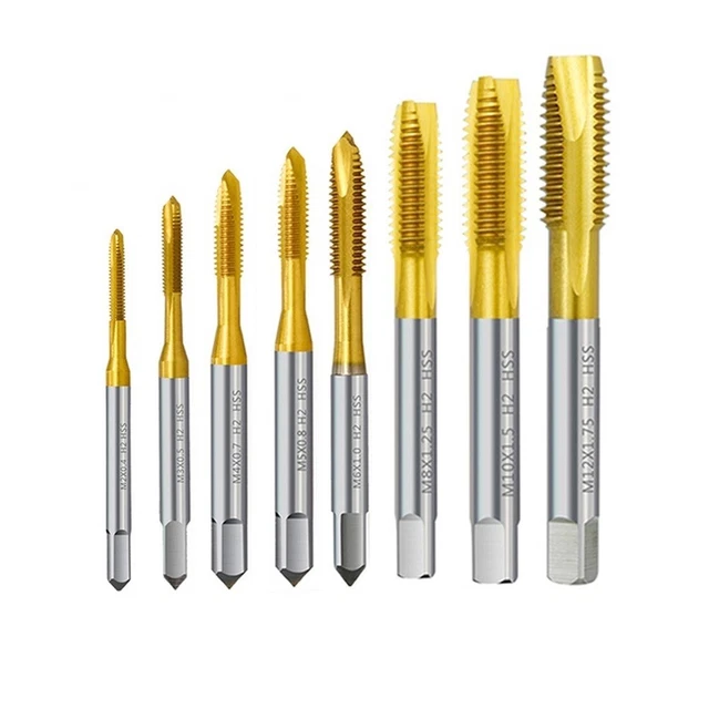 PROFESSIONAL GRADE THREAD Tap Set for M2M12 Metric Straight Flute 2pcs ...