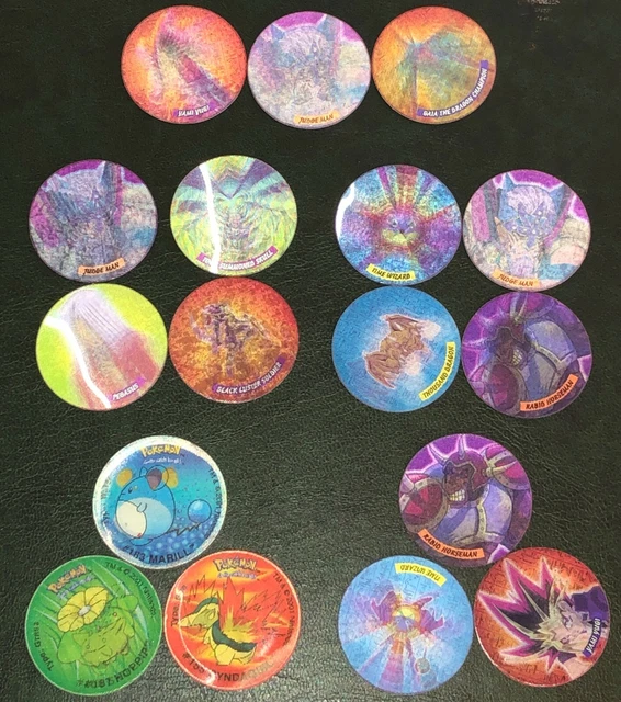 YU-GI-OH TAZ TAZO Pogs Holographic Cards Discs £3.99 - PicClick UK