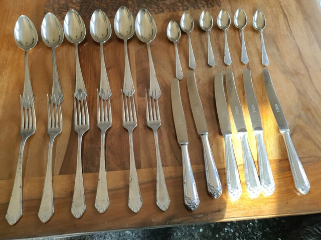 ALTES SILVANA/ NICA Besteck aus Solingen , 24 teilig EUR 39,90 ...