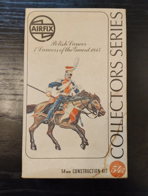 VINTAGE AIRFIX POLISH Lancer 1815 Collectors Series 54mm Model Kit ...