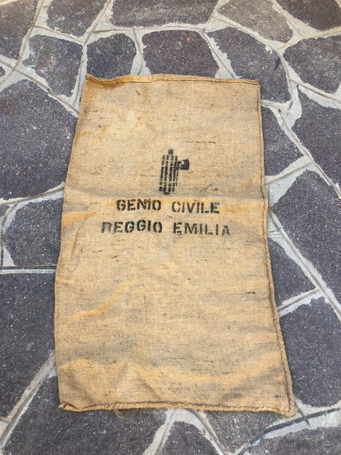 GENIO CIVILE REGGIO Emilia - Ventennio Fascista - Sacco - Juta EUR 50 ...