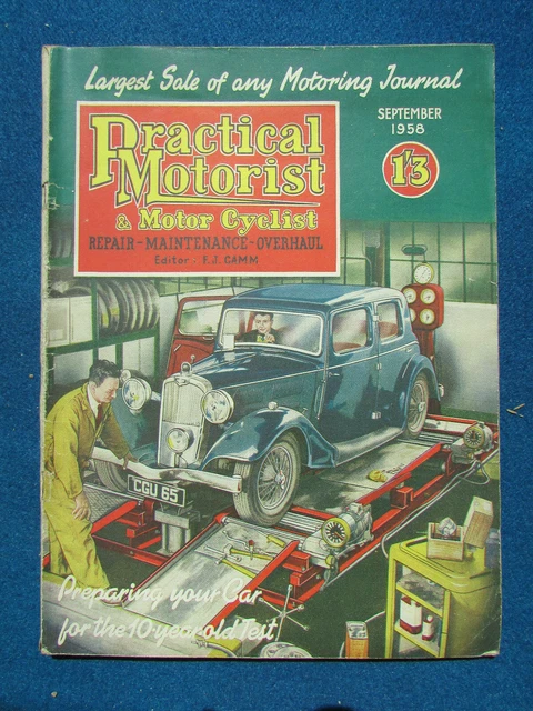 PRACTICAL MOTORIST & Motor Cyclist Magazine - September 1958 EUR 8,17 ...