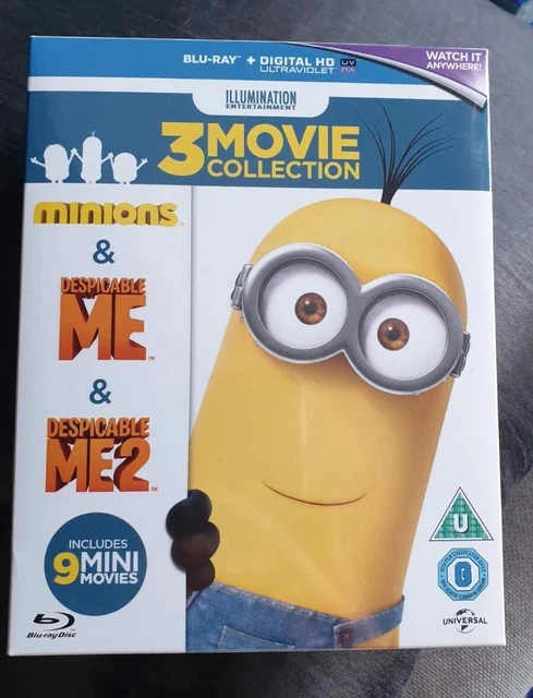 MINIONS/DESPICABLE ME/ME 2 - 3 Movie Collection (Blu-Ray, Boxset) New ...
