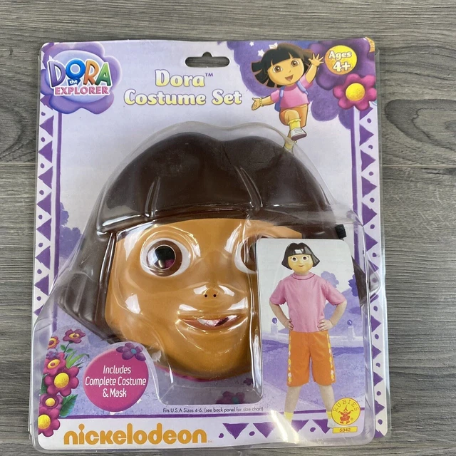 DORA THE EXPLORER Costume Set Mask & Costume Halloween Dress Up Party ...