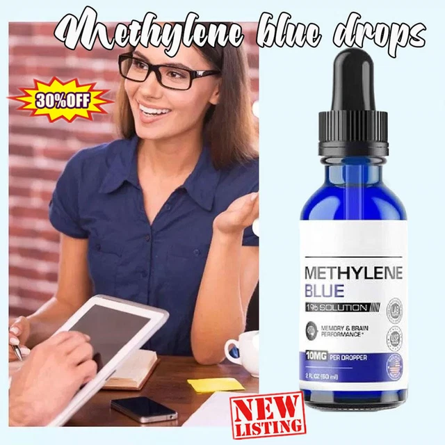 60ML METHYLENE BLUE | Premium 1% Solution Usp Grade | Ultra High Purity ...