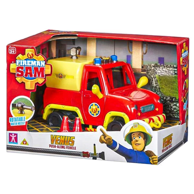 FIREMAN SAM VENUS Fire truck Push-Along Vehicle Set For Action Figures ...