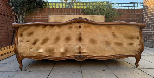 MARVELLOUS AND SO To Bed Luxury Louis XV Caned 6FT Super King Bed Frame ...