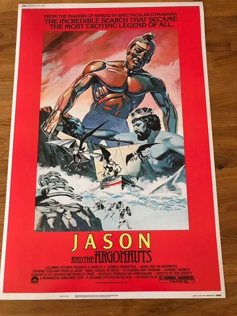 MOVIE POSTER JASON and the Argonauts 430mm x 640mm (bit bigger than A2 ...