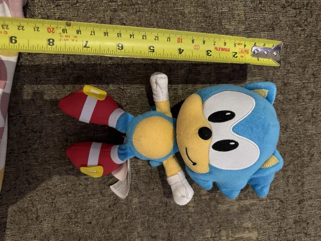 SONIC THE HEDGEHOG Plush Phunny Sega Chase Teddy Bear Clean £6.00 ...