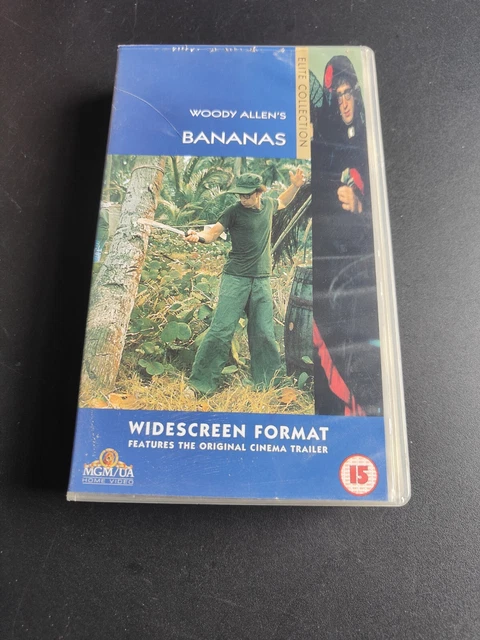 WOODY ALLEN'S BANANAS Wide-screen VHS FREE UK POSTAGE RARE £12.50 ...