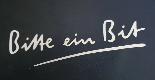 BITBURGER AUFKLEBER &BITTE ein Bit" in Silber EUR 1,50 - PicClick DE