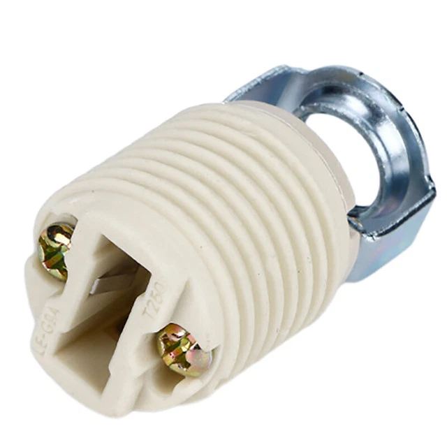 G9 SCREW DIY Ceramic Lamp Holder Floor LED Bulb Base For Lighting ...