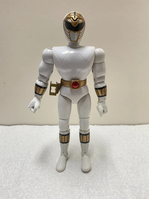 MIGHTY MORPHIN POWER Rangers White Tigerzord Deluxe Megazord Figure DX ...