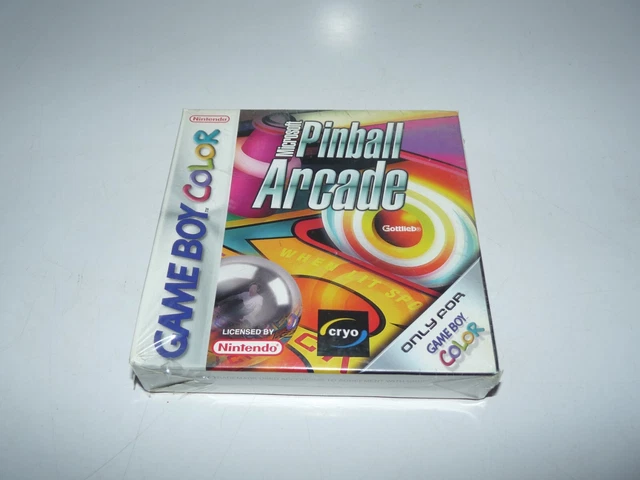 JEU VIDEO GAME boy color microsoft pinball arcade / neuf sous blister ...