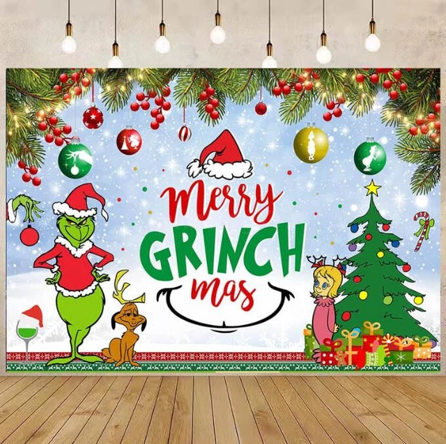 HOW THE GRINCH Stole Christmas Photography Backdrop Party Background ...