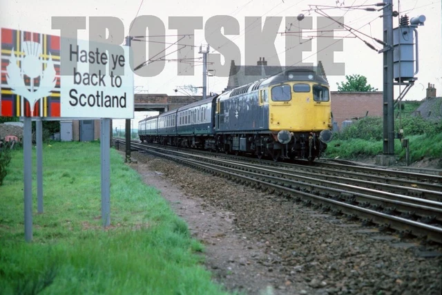 35MM SLIDE BR British Railways Diesel Loco Class 27 27056 Gretna 1985 ...