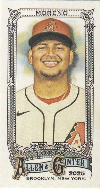 TARJETA MINI GABRIEL Moreno No. 172 Topps Allen & Ginter MLB 2025 EUR 1 ...