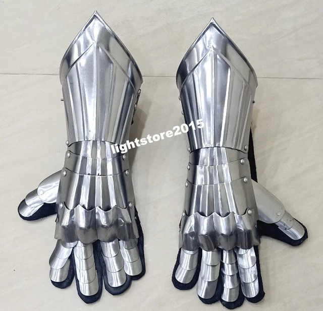 MEDIEVAL KNIGHT GOTHIC Style Gauntlets Functional Armor Gloves $143.00 ...