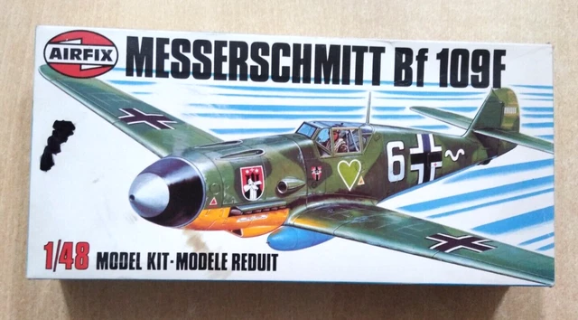 93-04101 AIRFIX 1:48 Scale MESSERSCHMITT Bf 109F Plastic Model Kit EUR 12,79 - PicClick FR