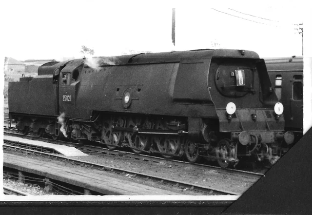 BR LIVERY / Ex Southern - Mn Class 4-6-2 No. 35021 - Vintage Image ...