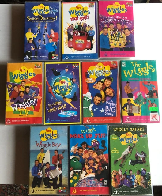 THE WIGGLES - VHS Bundle x 10 Original Cast ABC KIDS - Vintage VHS ...