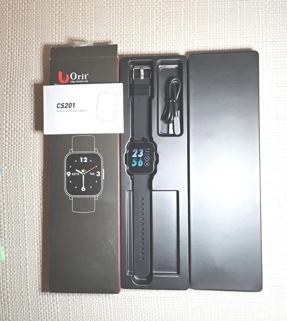 SMART WATCH ORIT Cs201 Impermeabile Fitness Call Tracker Frequenza ...