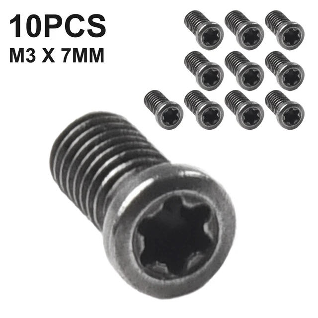 M2 M2 5 M3 M3 5 M4 M5 Torx Schrauben für Hartmetallklinge CNC Drehmaschine 10er EUR 6,88 ...