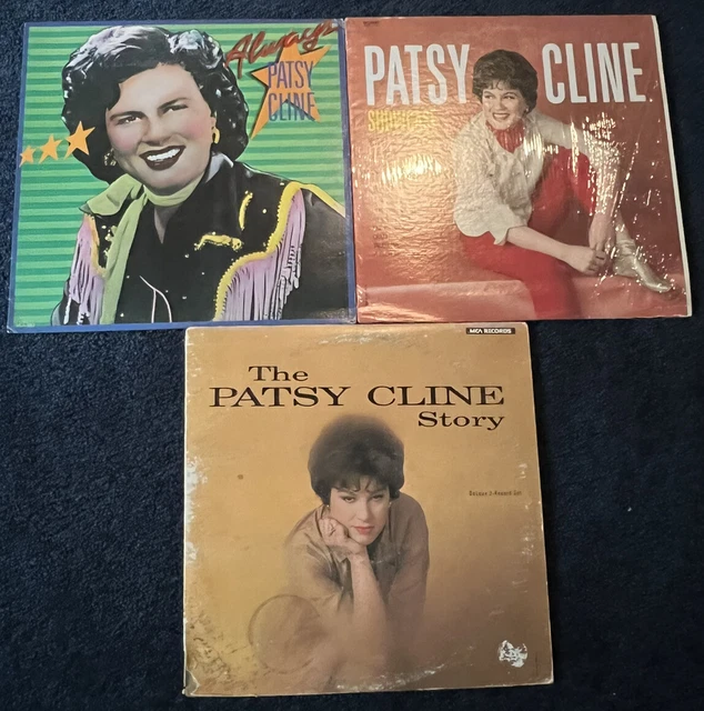 PATSY CLINE 3 Album Lot ALWAYS; SHOWCASE; STORY $24.95 - PicClick