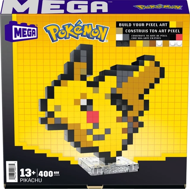 MEGA - POKEMON Pikachu Pixel Art EUR 31,09 - PicClick DE