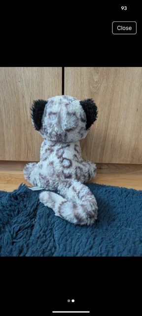 SMALL SNOW LEOPARD Soft Toy £4.36 - PicClick UK