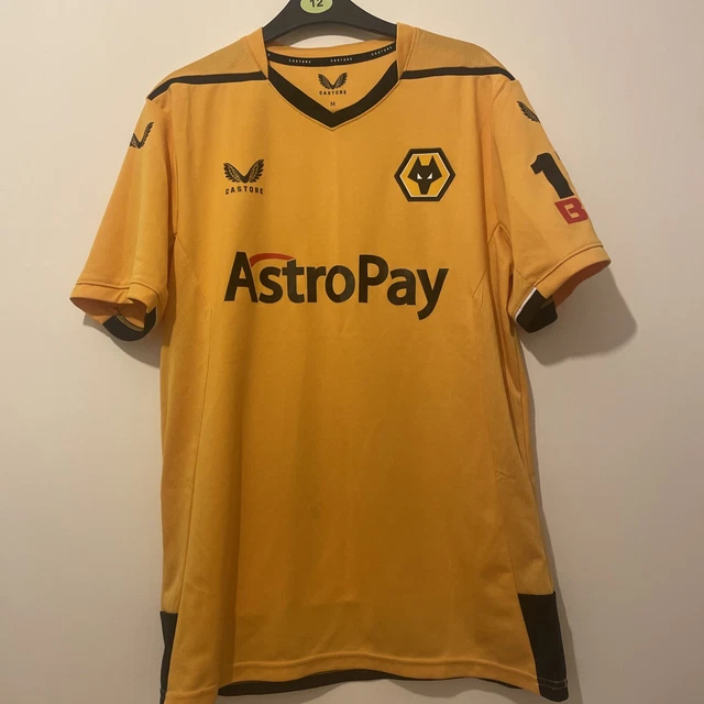 WOLVERHAMPTON WANDERERS WOLVES- Home Football Shirt - 2022/2023 ...