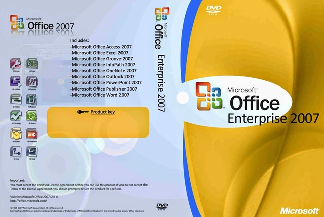 SUPER OFFERTA: MICROSOFT OFFICE Enterprise 2007, product key ...